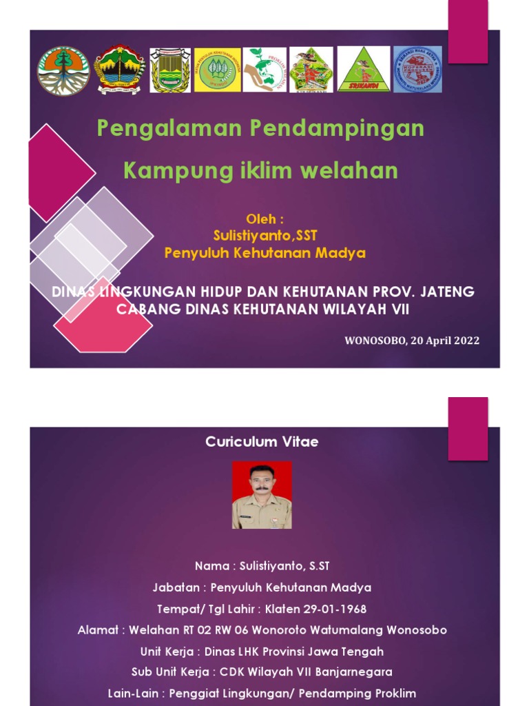 Pendampingan Proklim di Kampung Welahan | PDF | Kesehatan Holistik ...