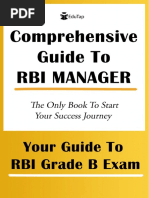 RBI Grade B 2024 Guide Book - EduTap | PDF | Reserve Bank Of India | Banks