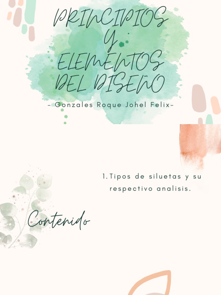 Principios y Elementos Del Diseño | PDF | Color | Ropa