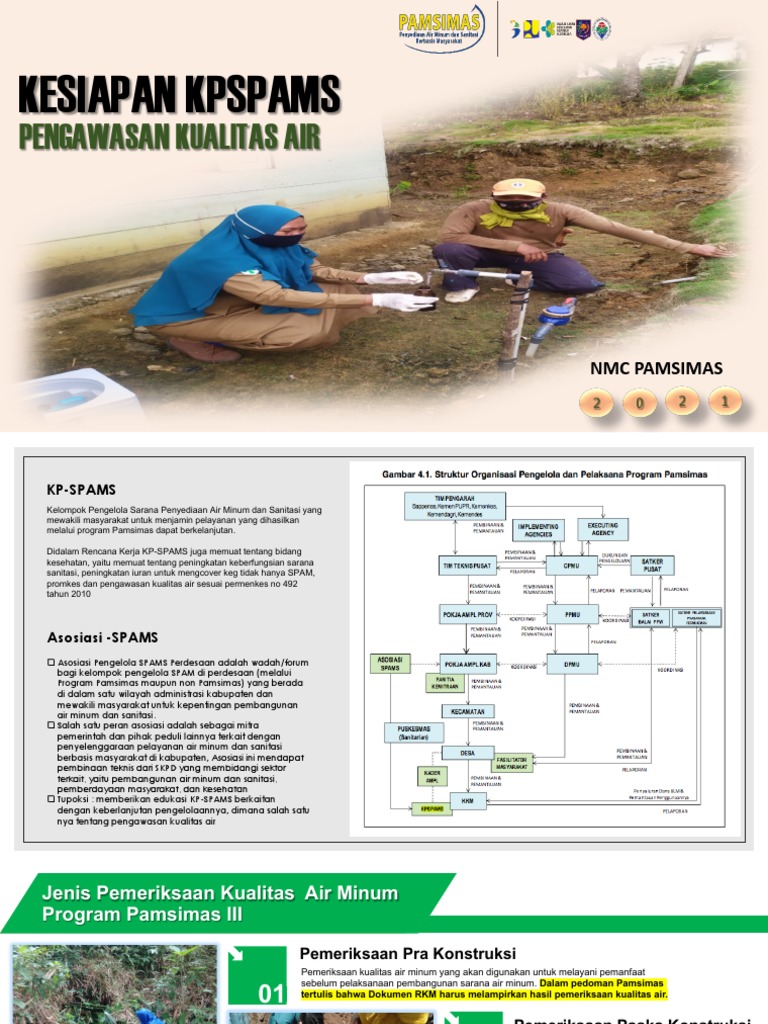 Kesiapan KPSPAMS Dalam Pengawasan Kualitas Air | PDF