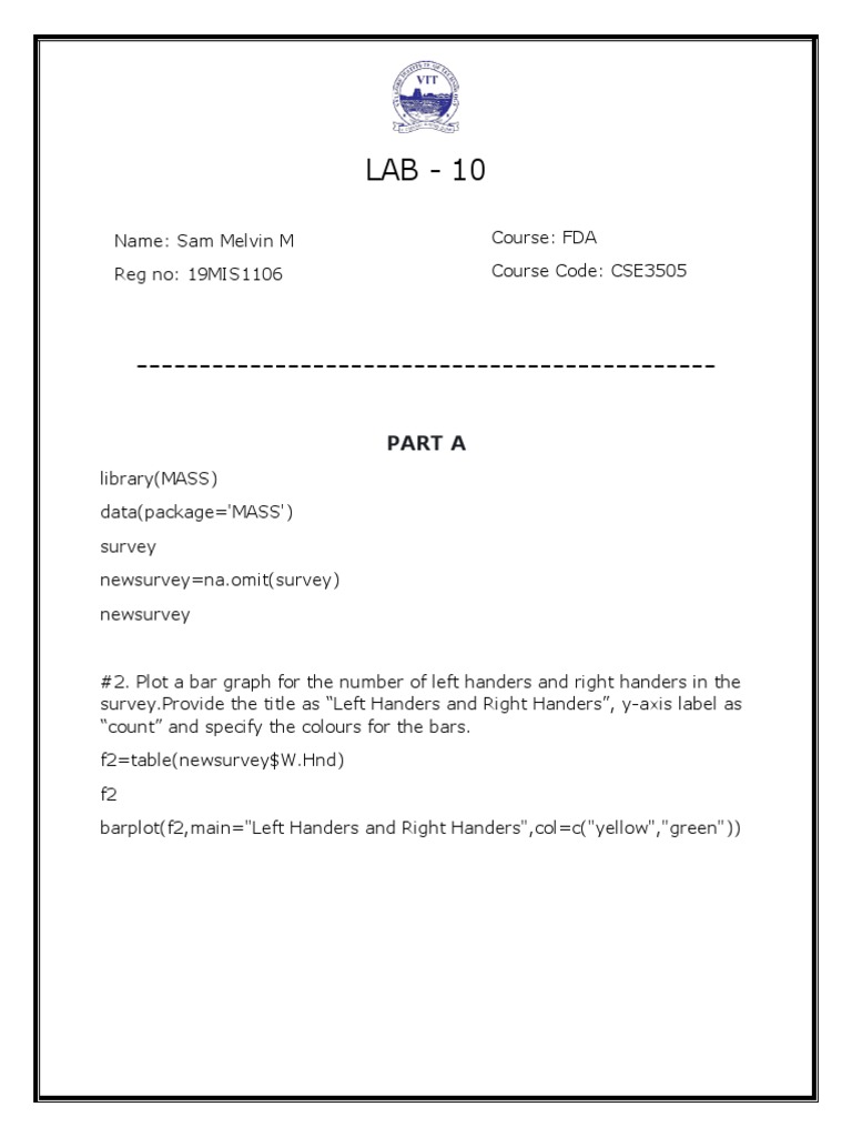 Lab - 10 | PDF | Data | Computing