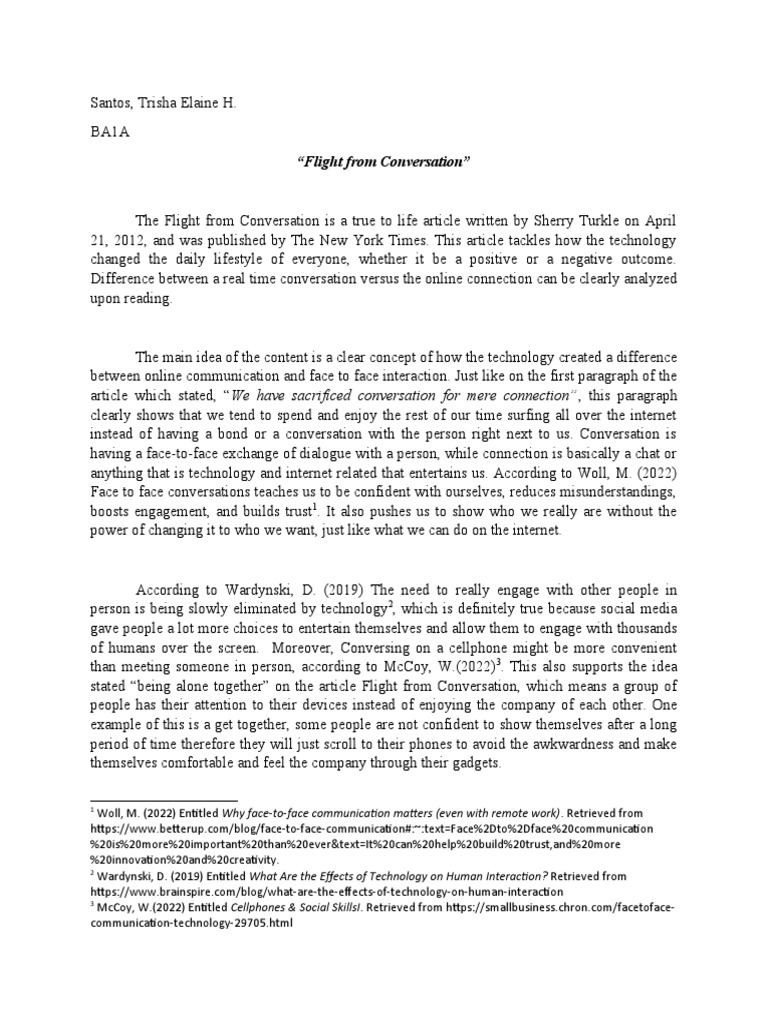 Act 1 | Download Free PDF | Conversation | Psychological Concepts