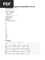 Sayong Yakap Chords | PDF