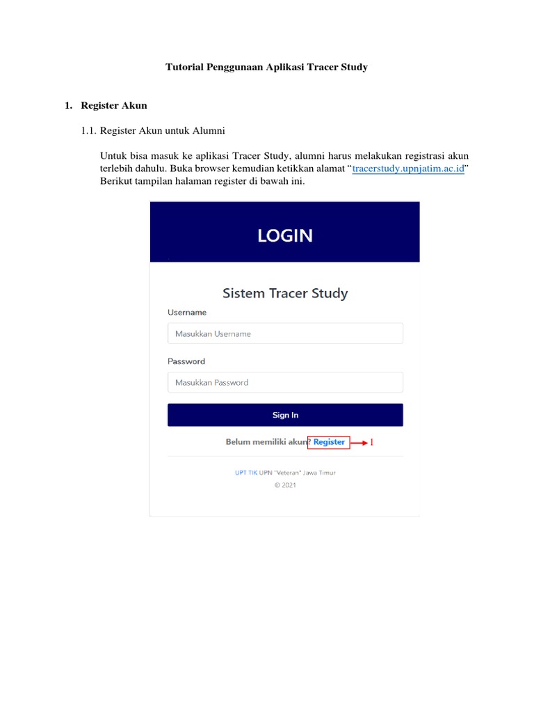 Panduan Tracerstudy | PDF