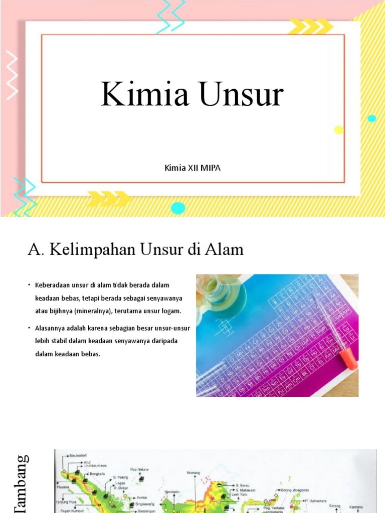 Kimia Unsur, Kelimpahan Unsur Di Alam | PDF