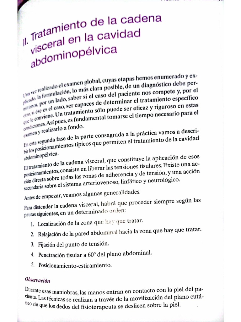 Tratamiento de Cadenas Viscerales | PDF Tratamiento de Cadenas Viscerales | PDF