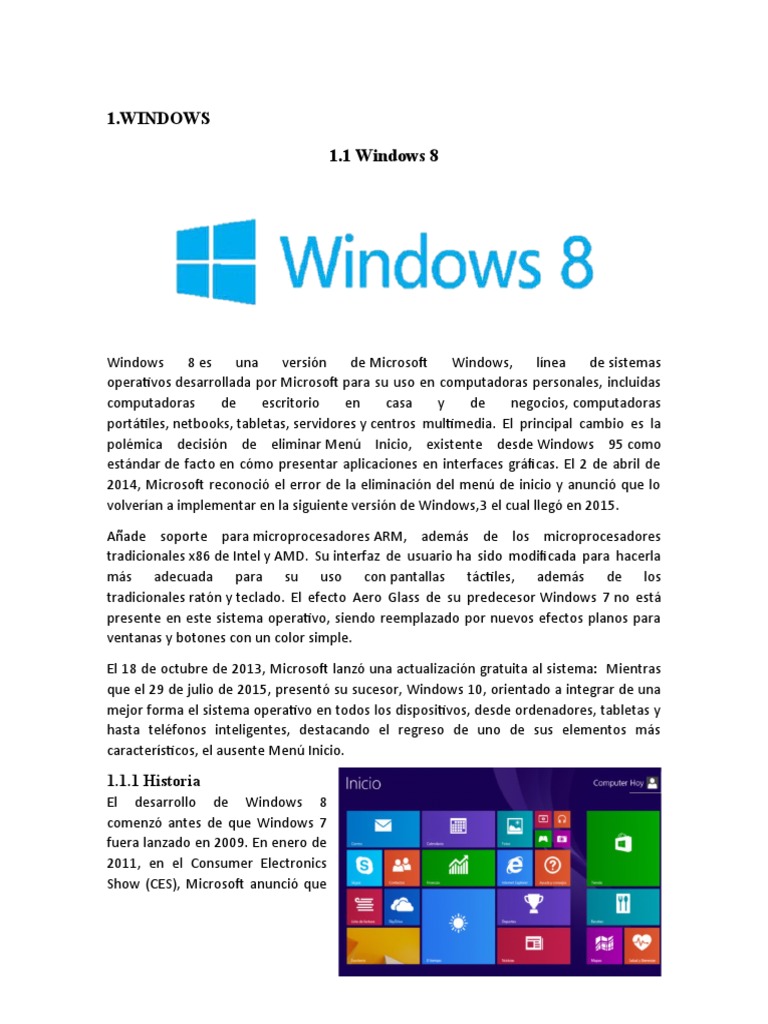 Windows 8 | PDF | Windows 8 | Microsoft Windows