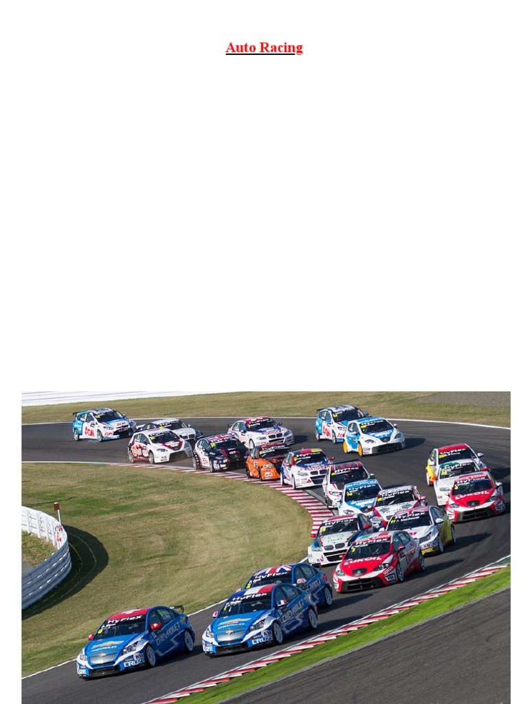 Auto Racing | PDF | Auto Racing | Sports Car Racing