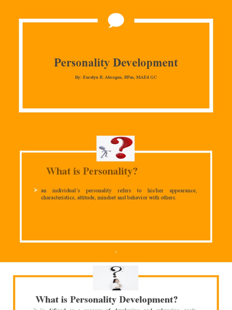 Personality Development Guide | PDF | Self-Improvement
