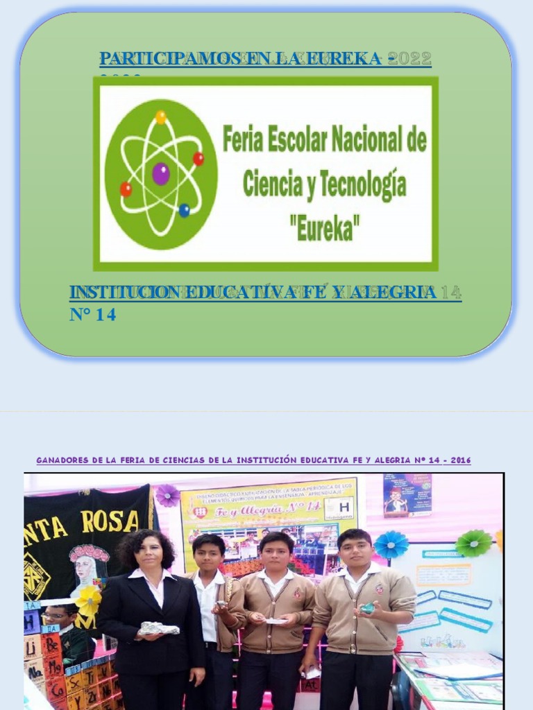 Qué Es Eureka | PDF | Educación primaria | Entorno natural