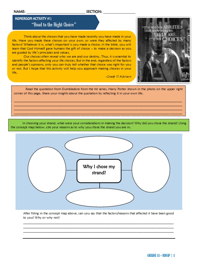 HOMEROOM Activity 1 | PDF