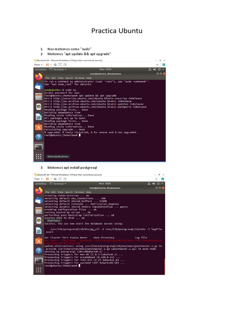 Practica Ubuntu | PDF