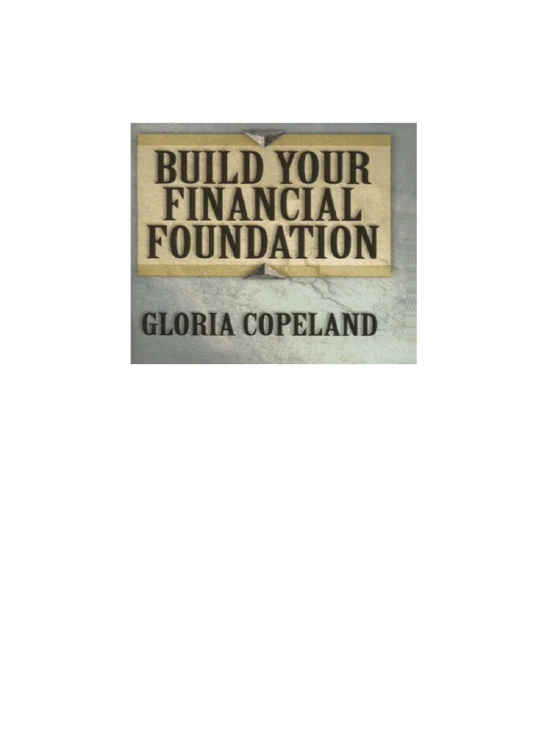 Build Your Financial Foundation | PDF | God In Christianity