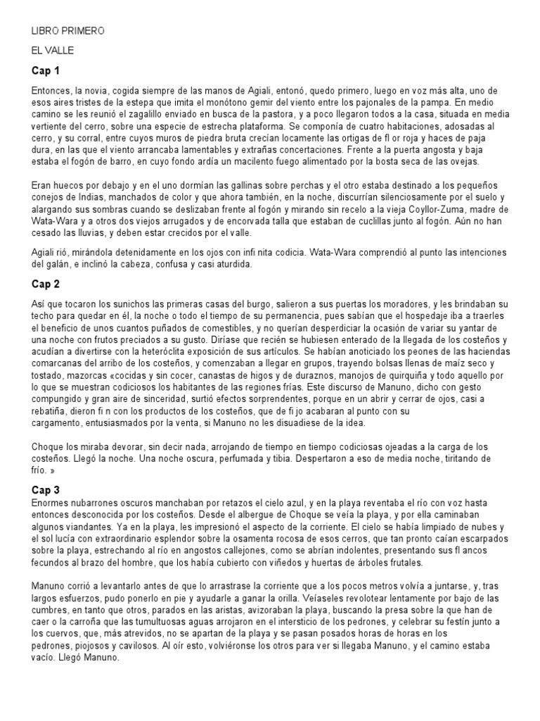 Resumen Raza de Bronce | PDF