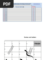 Snakes and Ladders Rules | PDF