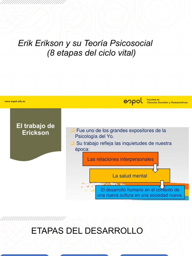 Teoría Del Desarrollo Psicosocial | PDF | Adultos | Ciencias del ...