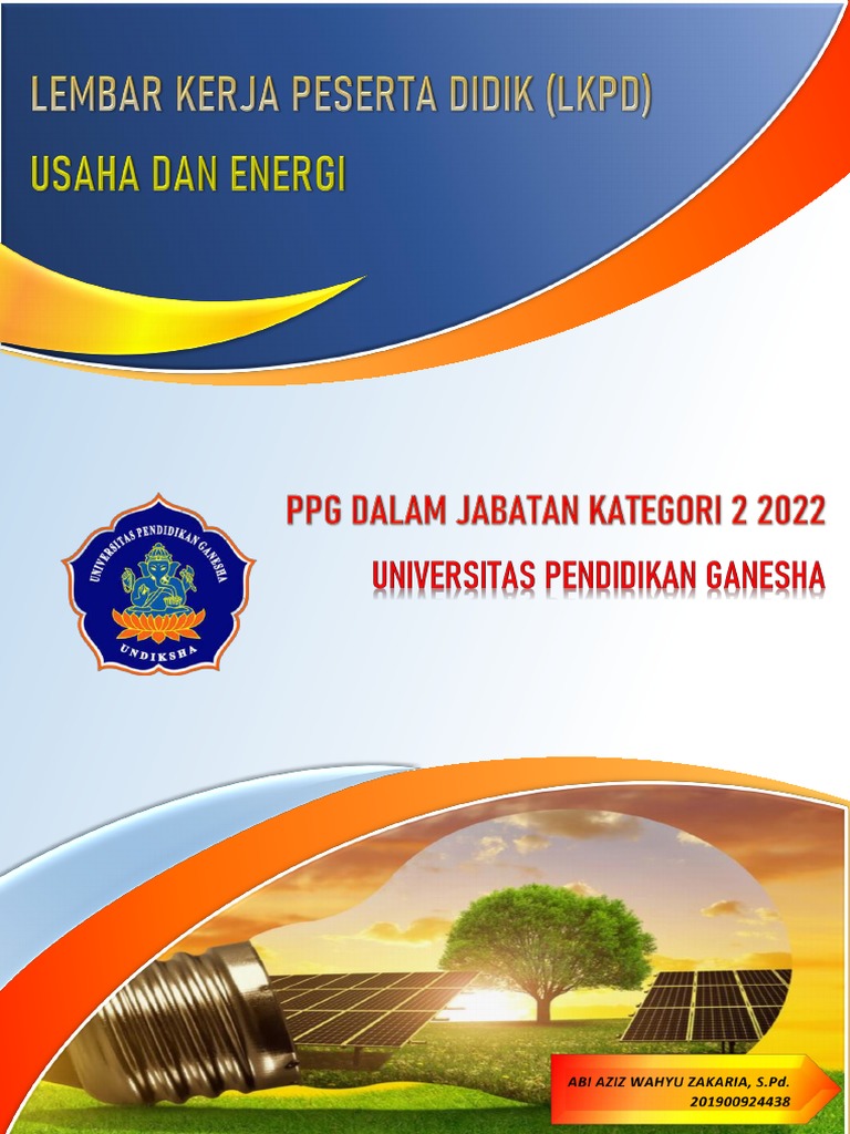 Cover Depan LKPD Ppg. | PDF