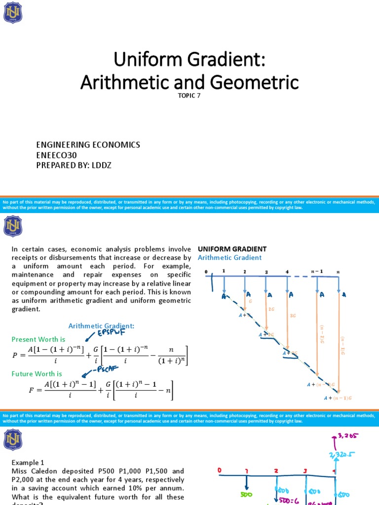 ENEECO30 - ToPIC 07 - Uniform Gradient | PDF | Copyright