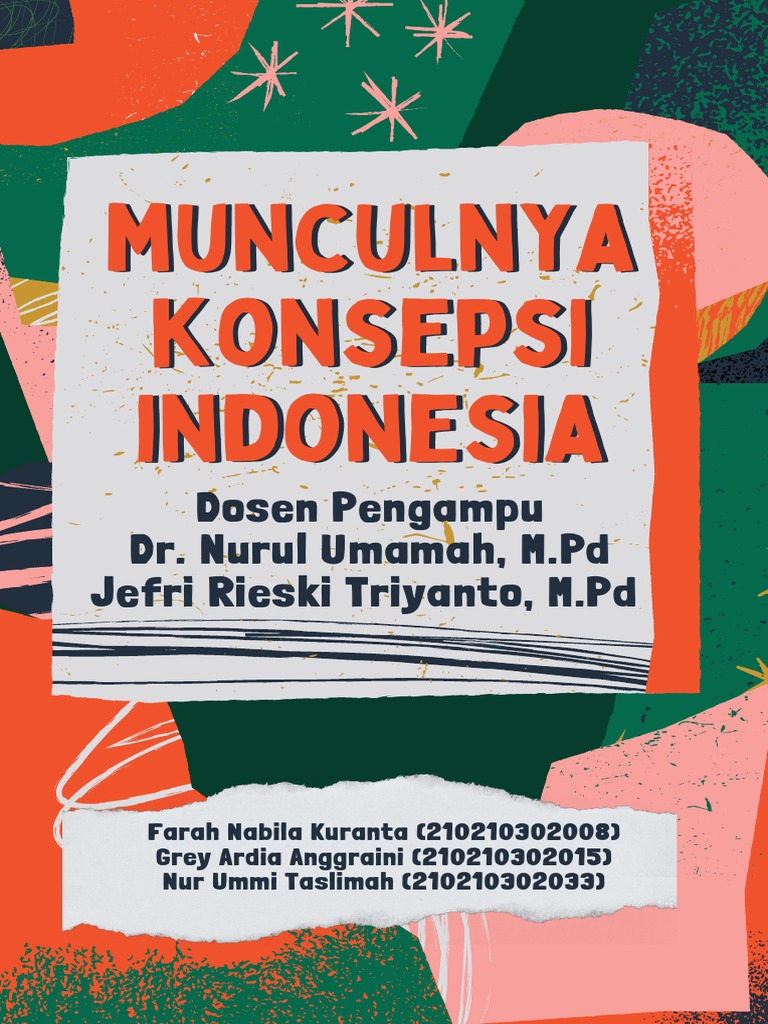 Book Chapter Kel. 2 - Munculnya Konsepsi Indonesia | PDF