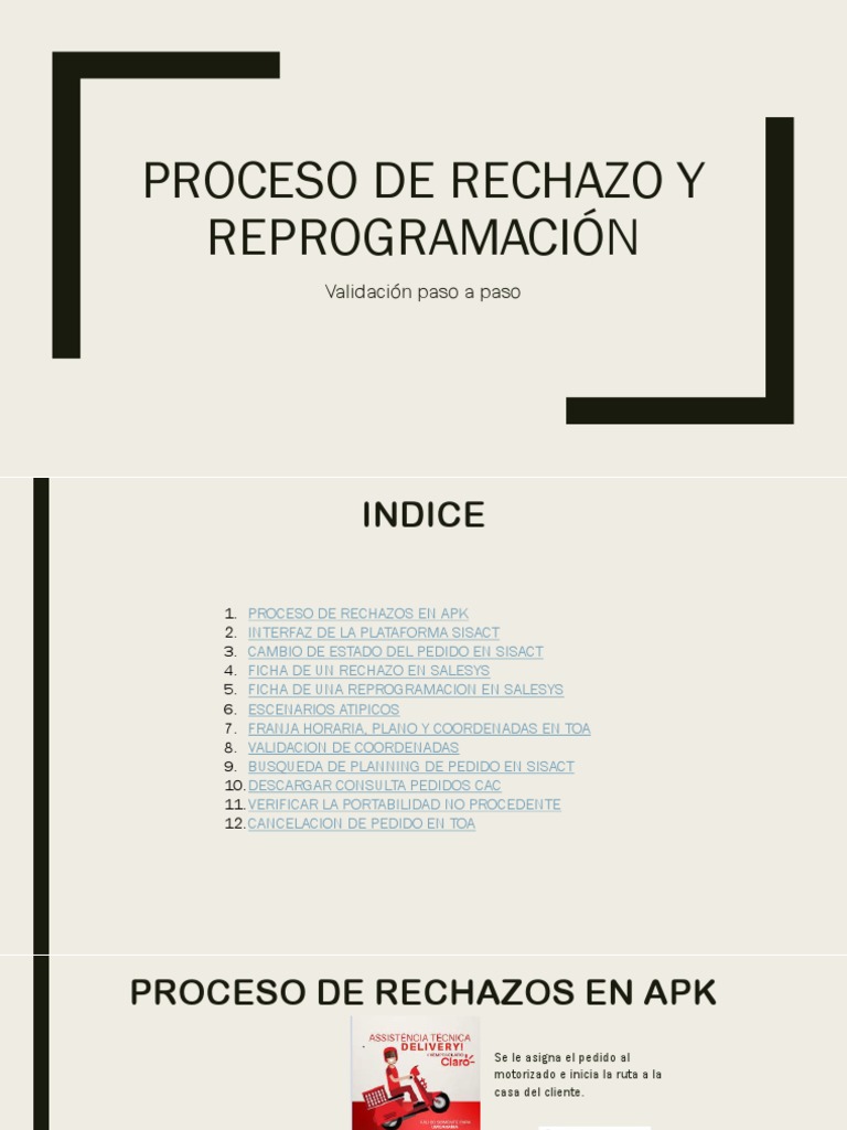 Proceso de Rechazo y Reprogramación | PDF | Software | Informática