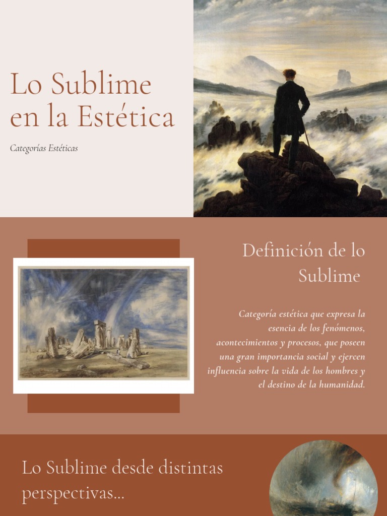 Lo Sublime en La Estética | PDF