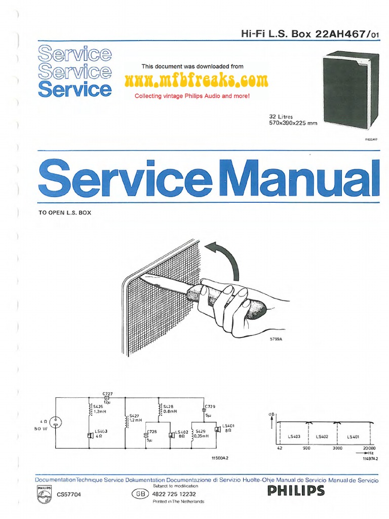 Philips 22ah467 Hifi Box SM | PDF