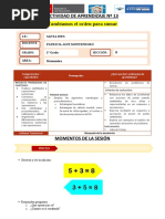 Mat 2° - Sesión Descomposicion. Centena | PDF | Educación primaria | Aprendizaje