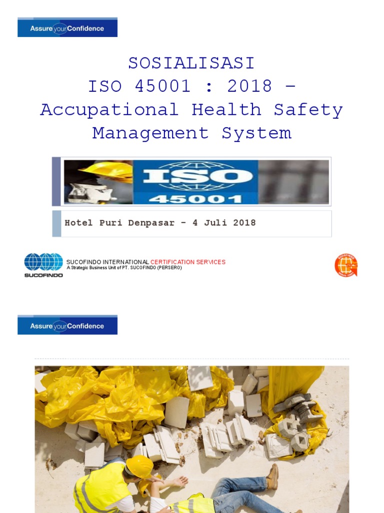 Sosialisasi ISO 45001 2018 | PDF