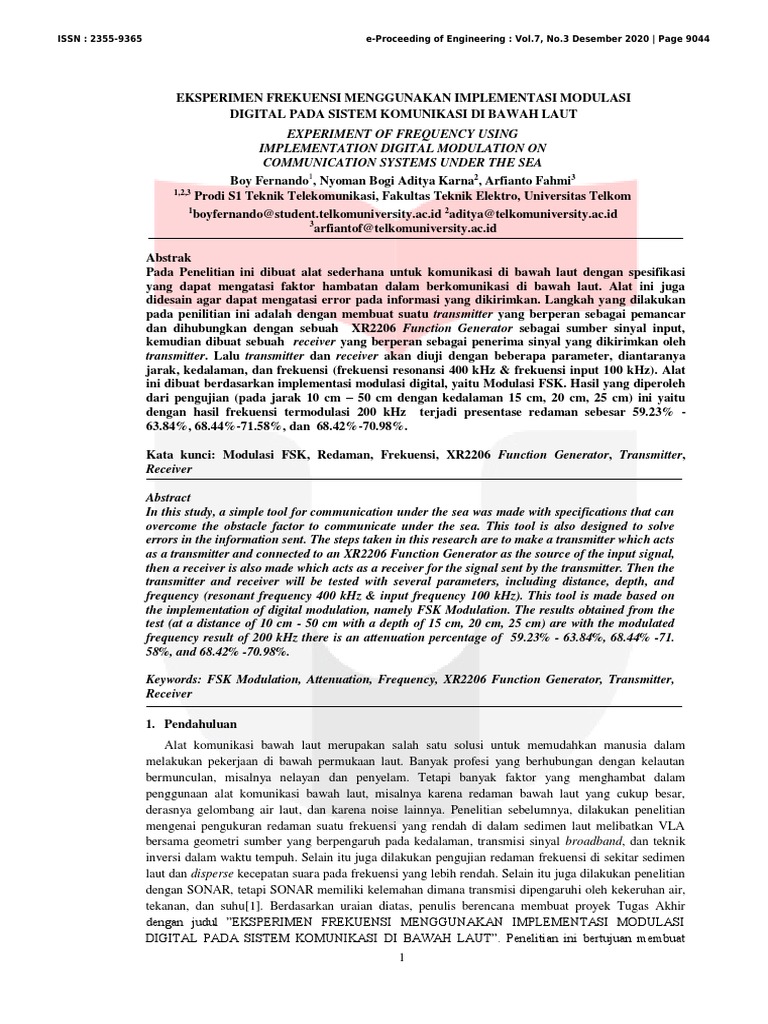 Perbandingan Transmitter dan Receiver | PDF | Sains & Matematika | Komputer