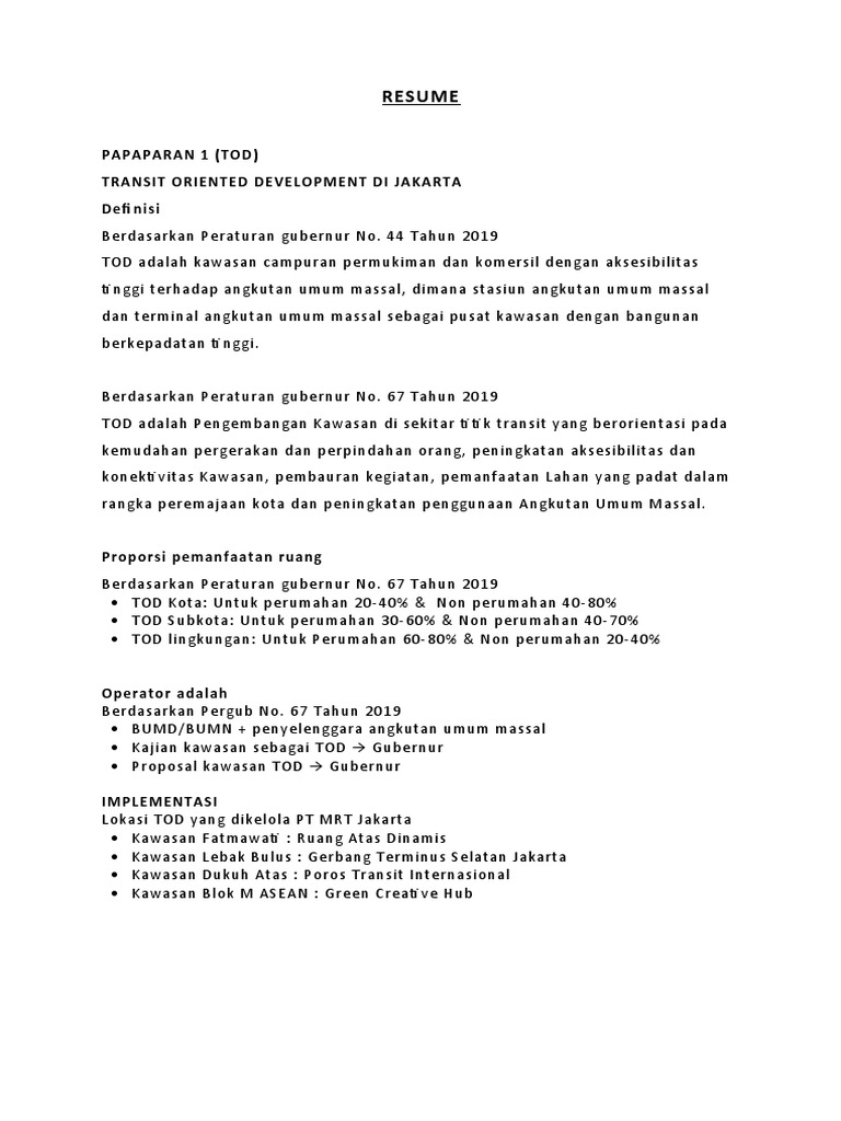 Resume 5 (Tod) | PDF