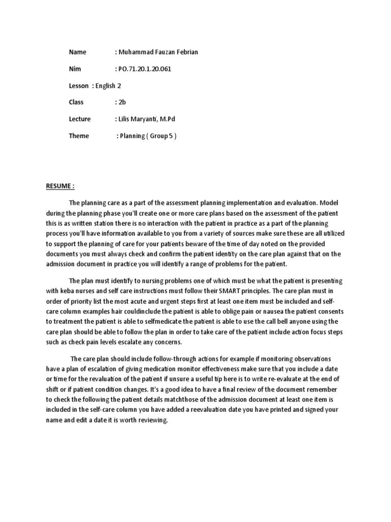 Muhammad Fauzan Febrian - PO.71.20.1.20.061 | PDF | Self-Improvement