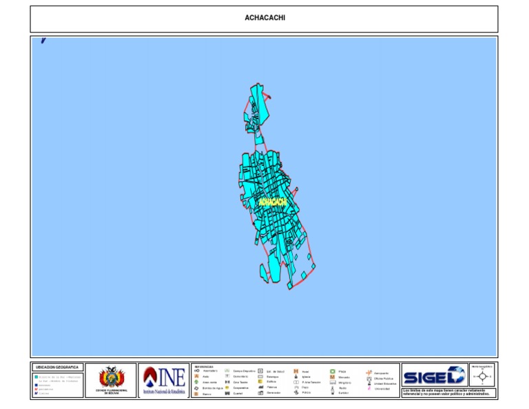 ACHACACHI Mapa | PDF