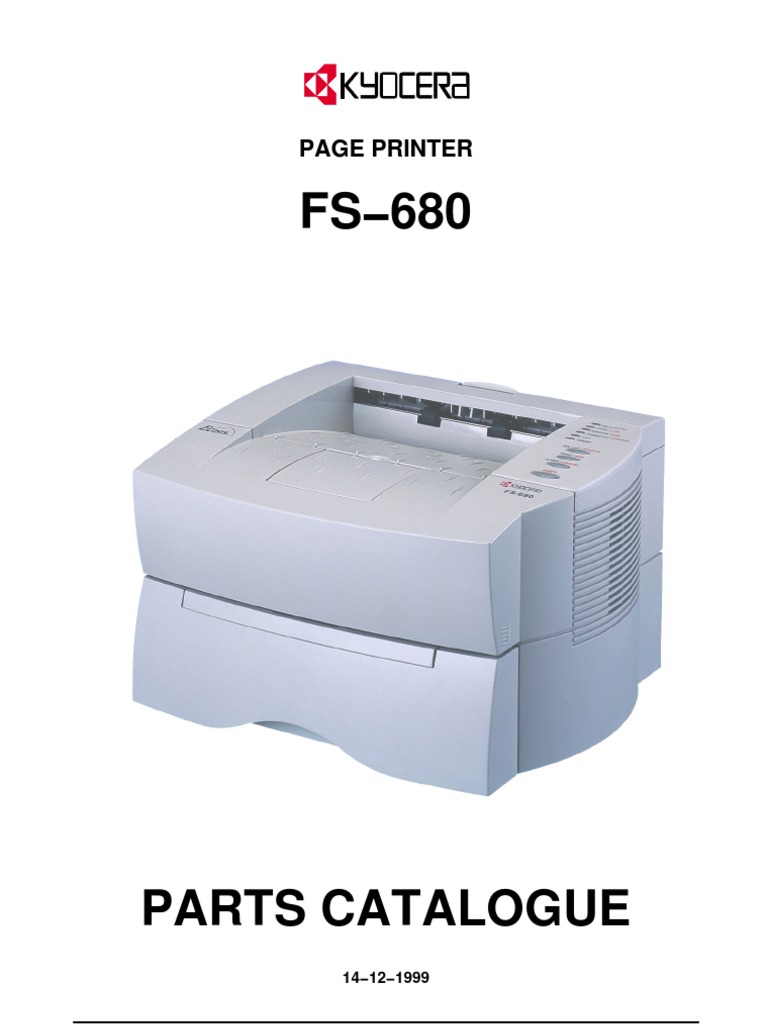 KYOCERA Fs 680 Parts | PDF | Manufactured Goods | Equipment