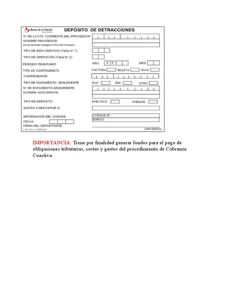 Constancia de Detracción | PDF Constancia de Detracción | PDF