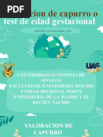 Test de Capurro | PDF | Infantes | Especialidades Medicas