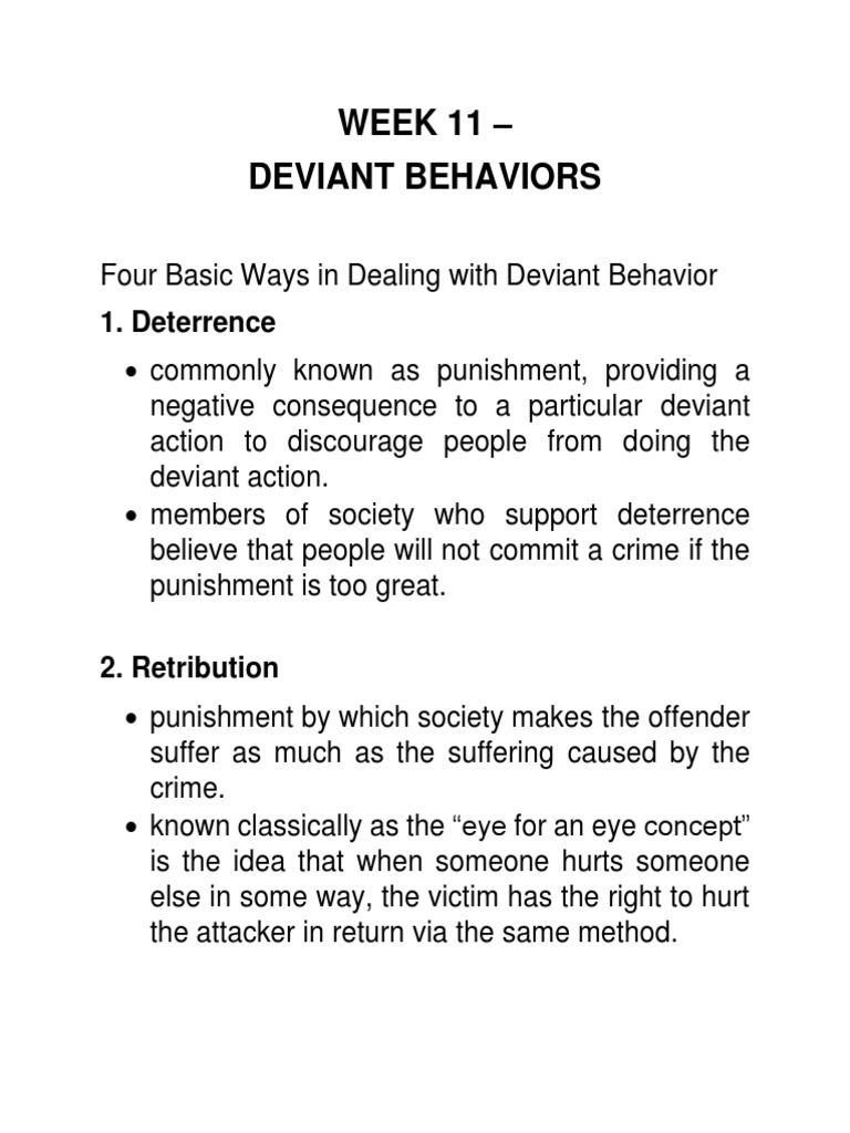 Week 11 - Deviant and Sexual Behaviors | PDF | Sexual Addiction ...