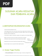 Panduan Susunan Acara Kegiatan Resmi | PDF