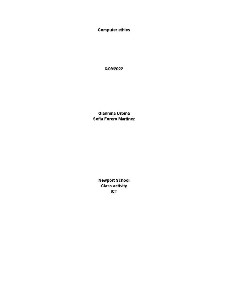 Computer Ethics Pdf Source Code Computer File