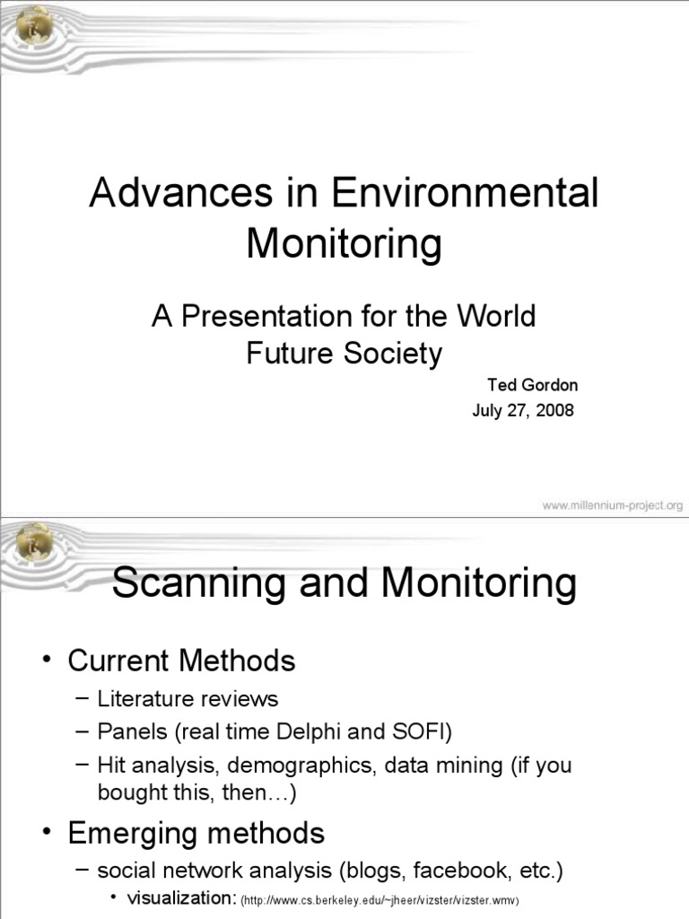 Advances in Environmental Monitoring | PDF | Non Governmental ...