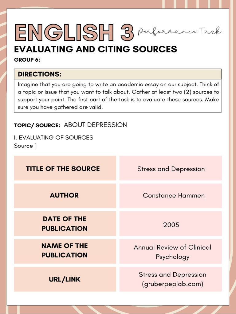 Performance Task 2 (English 3) | PDF | Bias | Information