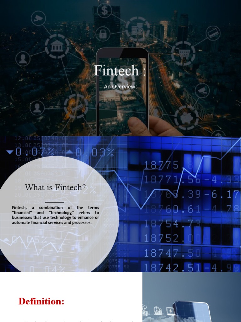 Fintech Final Lecture PPT | PDF | Financial Technology | Finance ...