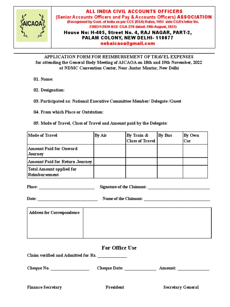 Final Application For Reimbursement | PDF | Business | Technology ...