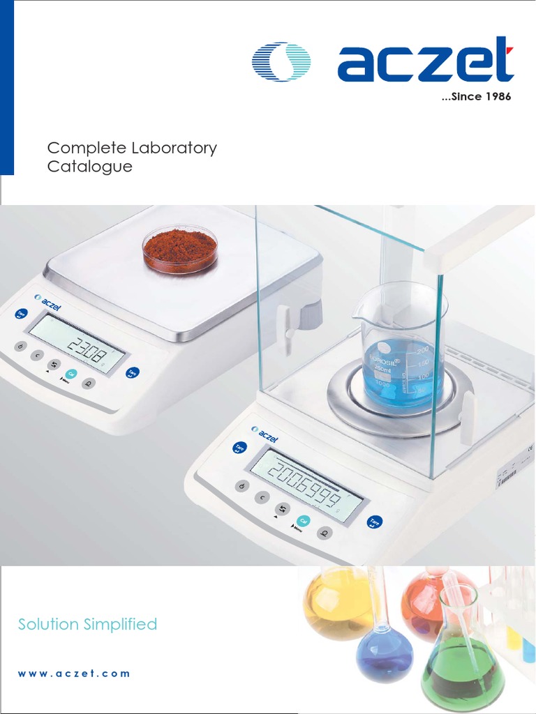 Aczel Balance CY BR | PDF | Calibration | Weight