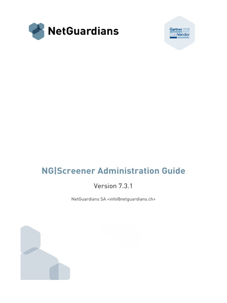 NetGuardian Screener Admin Guide 7.3.1 | PDF | Apache Spark | Data ...