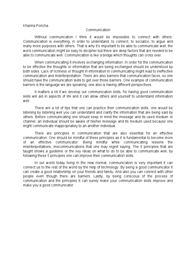 Principles and Process of Communication | PDF | Communication | Information