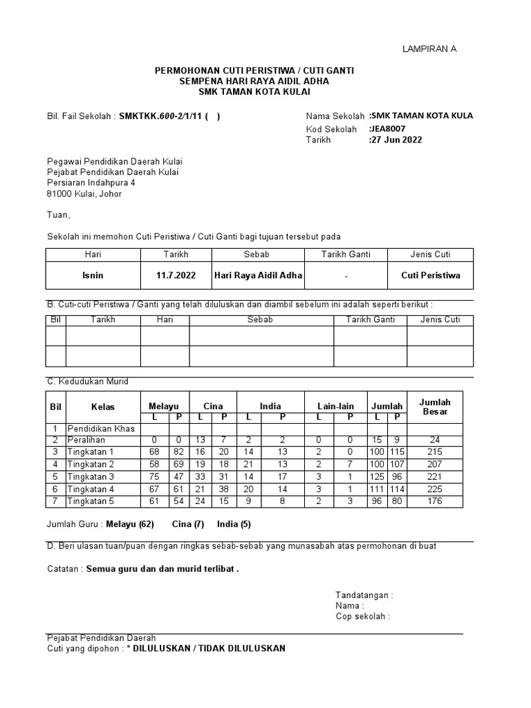 Cuti Peristiwa | PDF