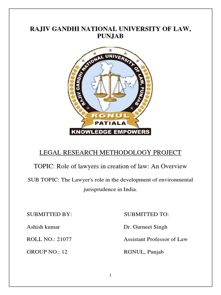 LRM Project | PDF | Supreme Court Of India | Environmental Law