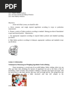 Bakery and Pastry Knowledge | PDF | Breads | Dough