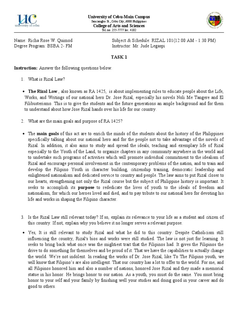 Asynchronous Task 1 (QUIMOD) | PDF