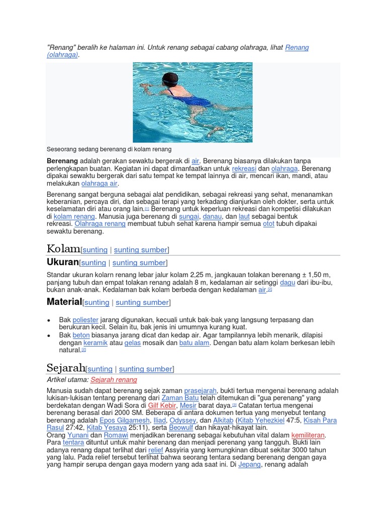 Renang | PDF